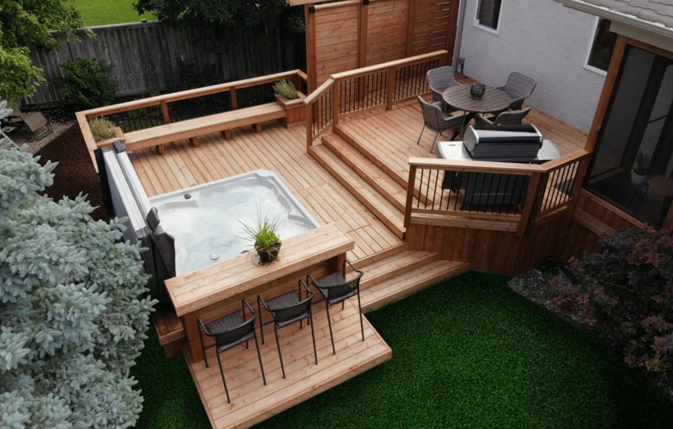 Tips for the perfect placement of the jacuzzi in the garden | JJspa
